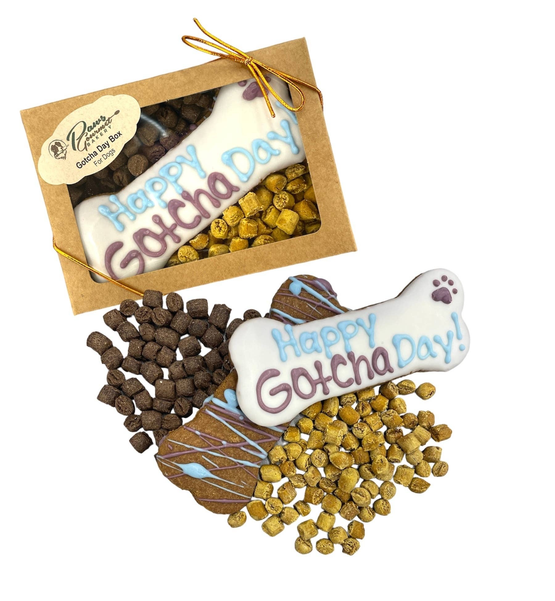 Paws Gourmet Bakery Happy Gotcha Day Box Dog Treats | The Forbidden ...